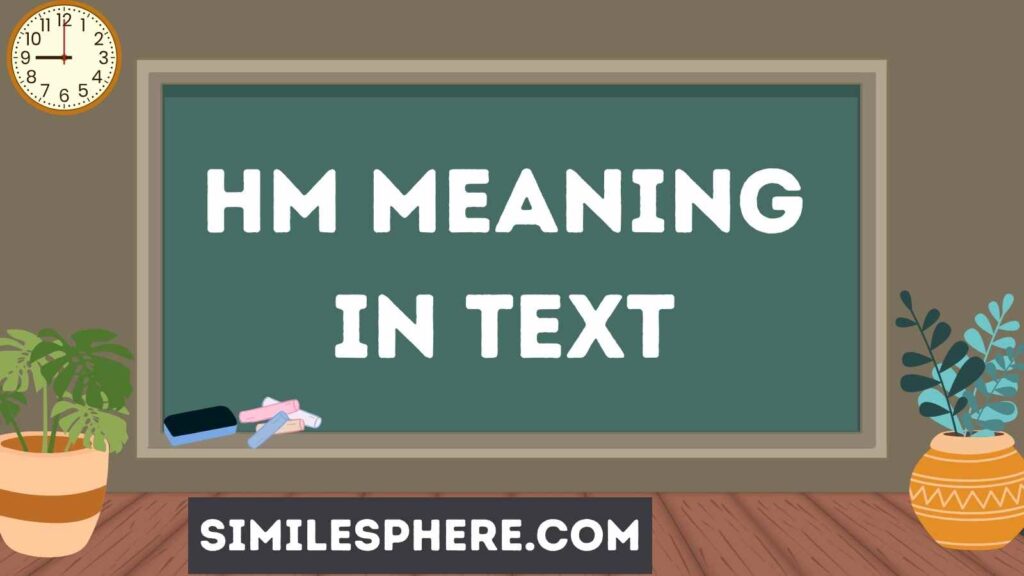 HM Meaning in Text (2026 Guide): Full Form, Usage, Tone & Real-Life ...